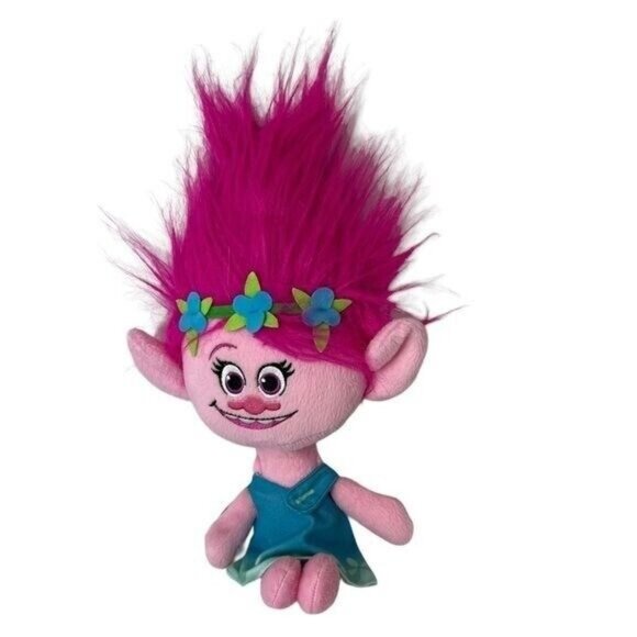 Dreamworks | Toys | Poppy Pink Troll Plush Dreamworks Trolls Movie Doll ...